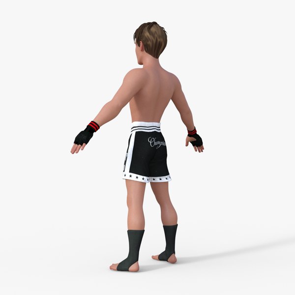 3D Boxer Boy Character - TurboSquid 1983358