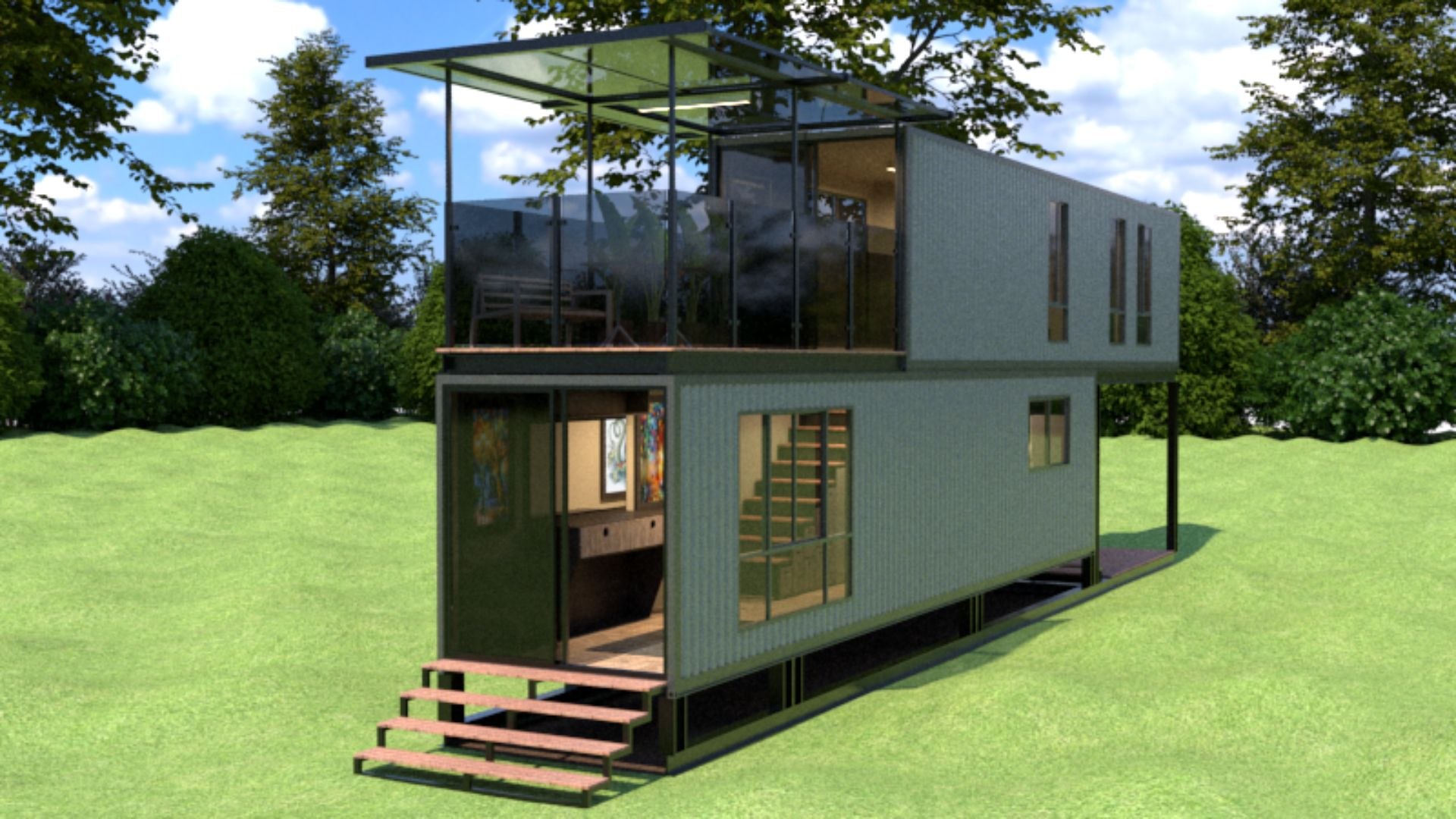 CONTAINER HOGAR - HOME CONTAINER 3D - TurboSquid 2215592