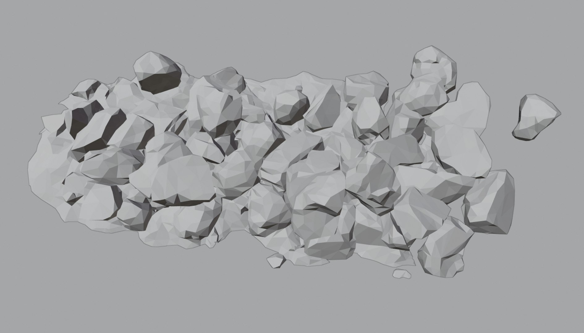 Rock Pile 3D Model - TurboSquid 1494101