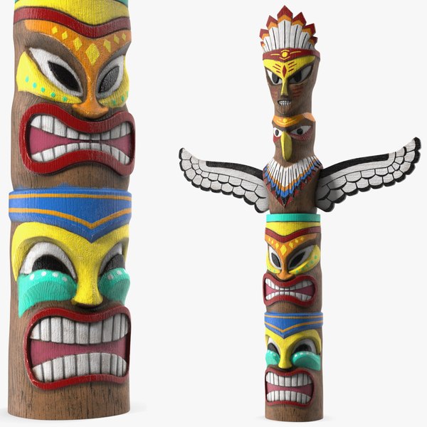 Totem Pole 3D Models for Download | TurboSquid