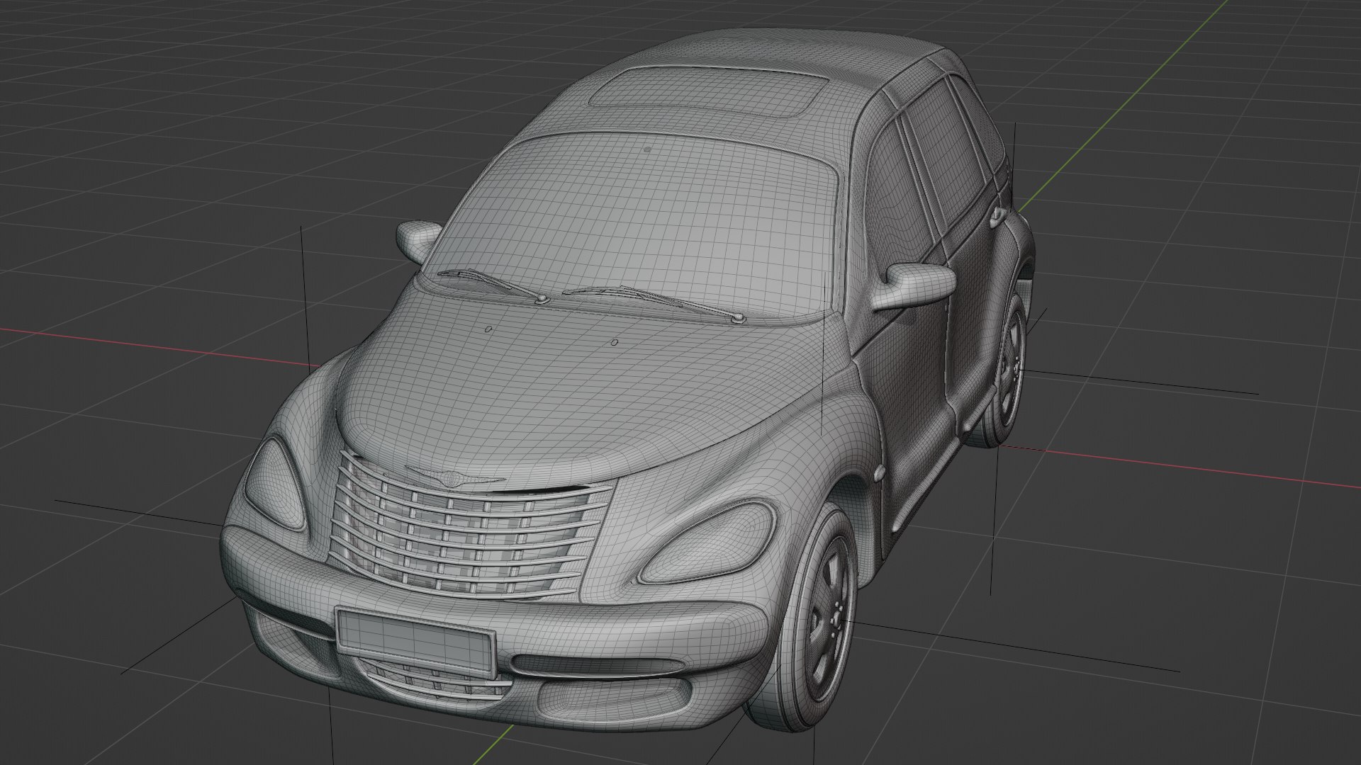 3D Chrysler PT Cruiser Classic - TurboSquid 1857546
