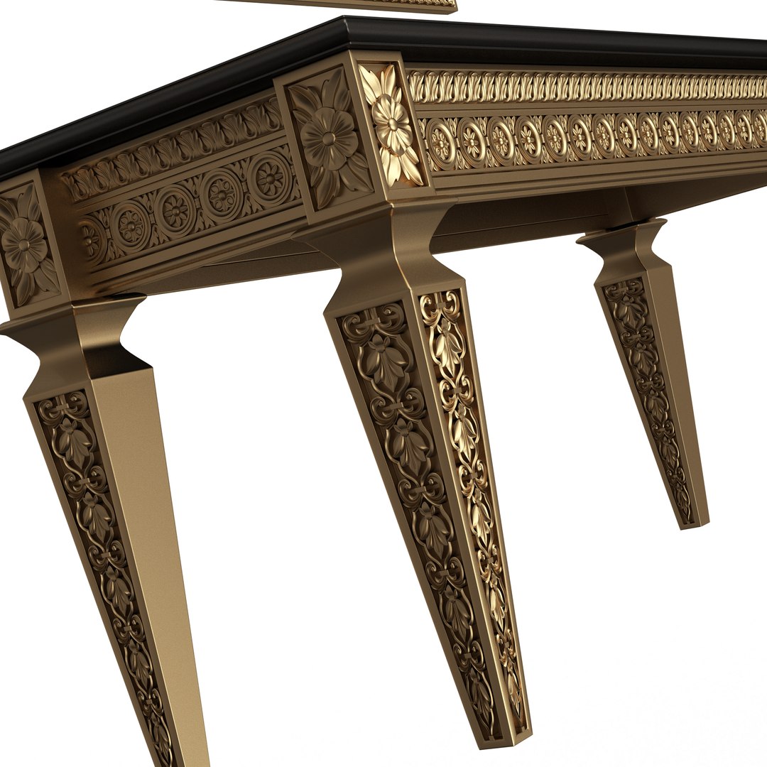 Classic Console Table 015 3D Model - TurboSquid 2326427
