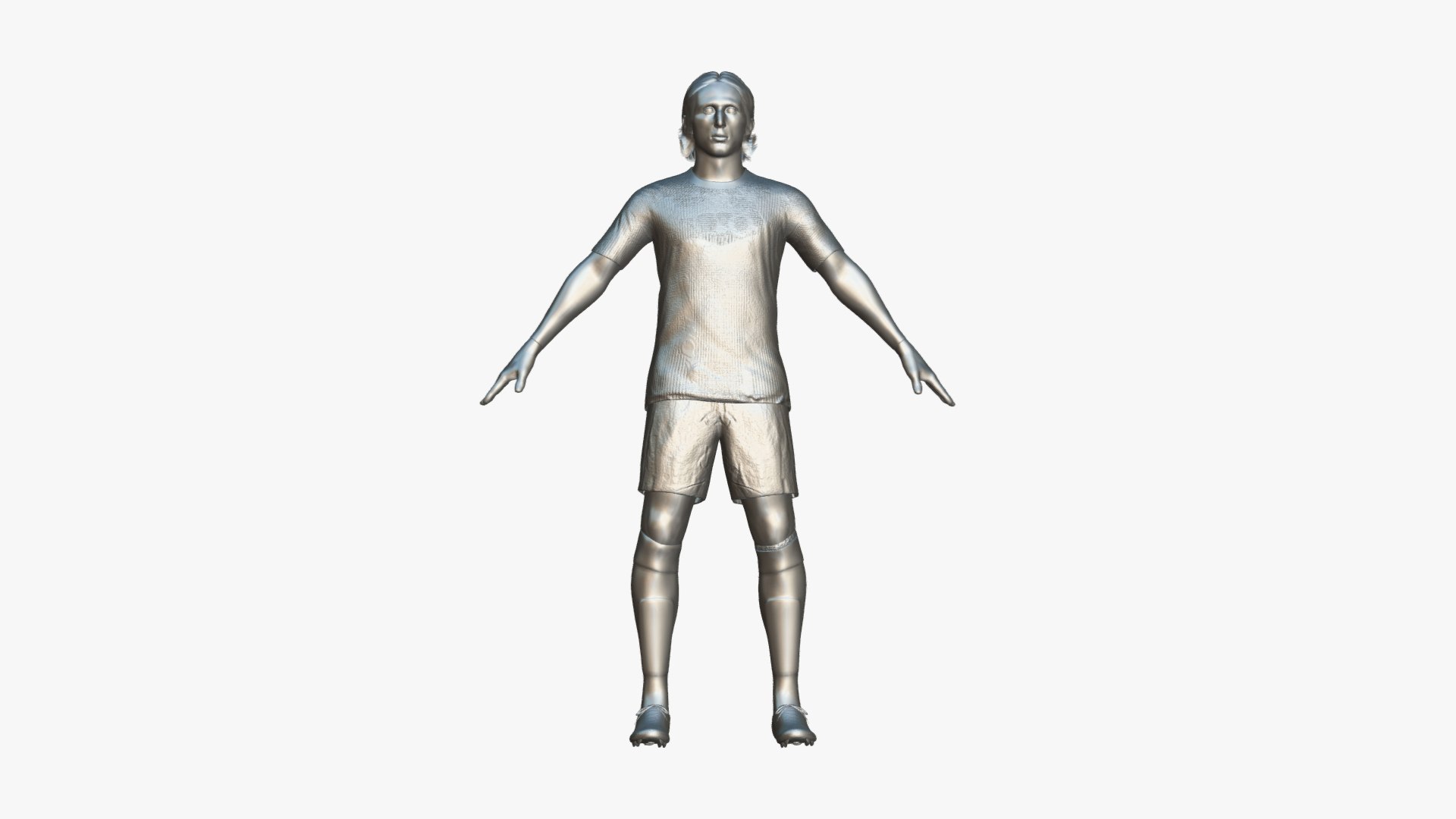 3D T-pose Rigged Modric Real Madrid 23-24 Model - TurboSquid 2162090