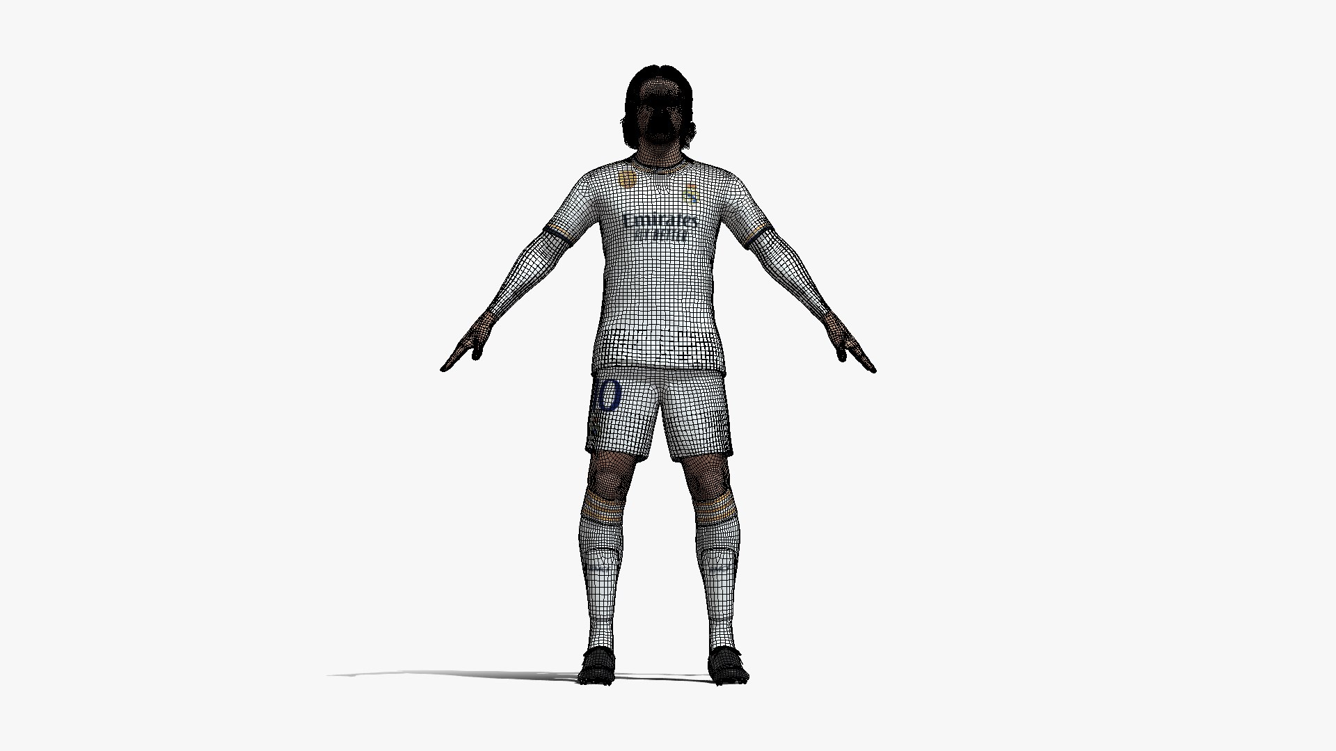 3D T-pose Rigged Modric Real Madrid 23-24 Model - TurboSquid 2162090