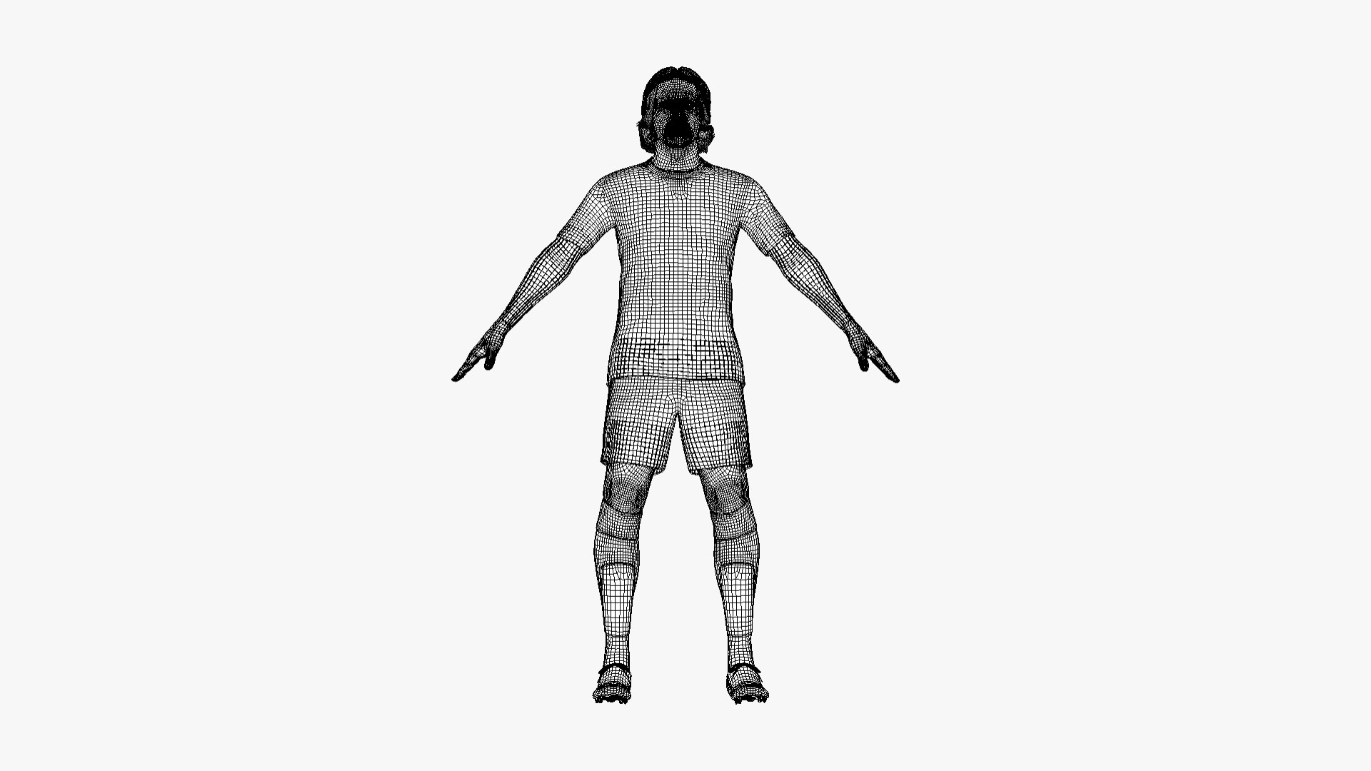 3D T-pose Rigged Modric Real Madrid 23-24 Model - TurboSquid 2162090