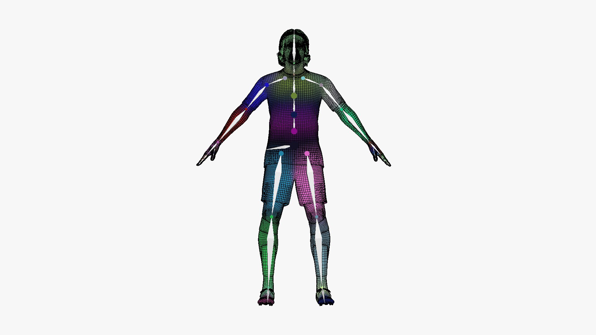 3D T-pose Rigged Modric Real Madrid 23-24 Model - TurboSquid 2162090