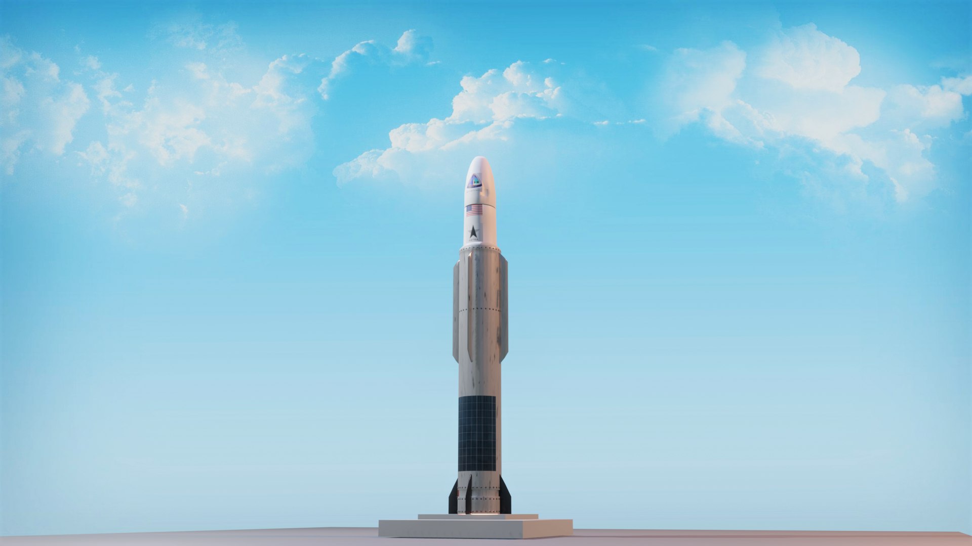 3D Astra Rocket Model - TurboSquid 2089280