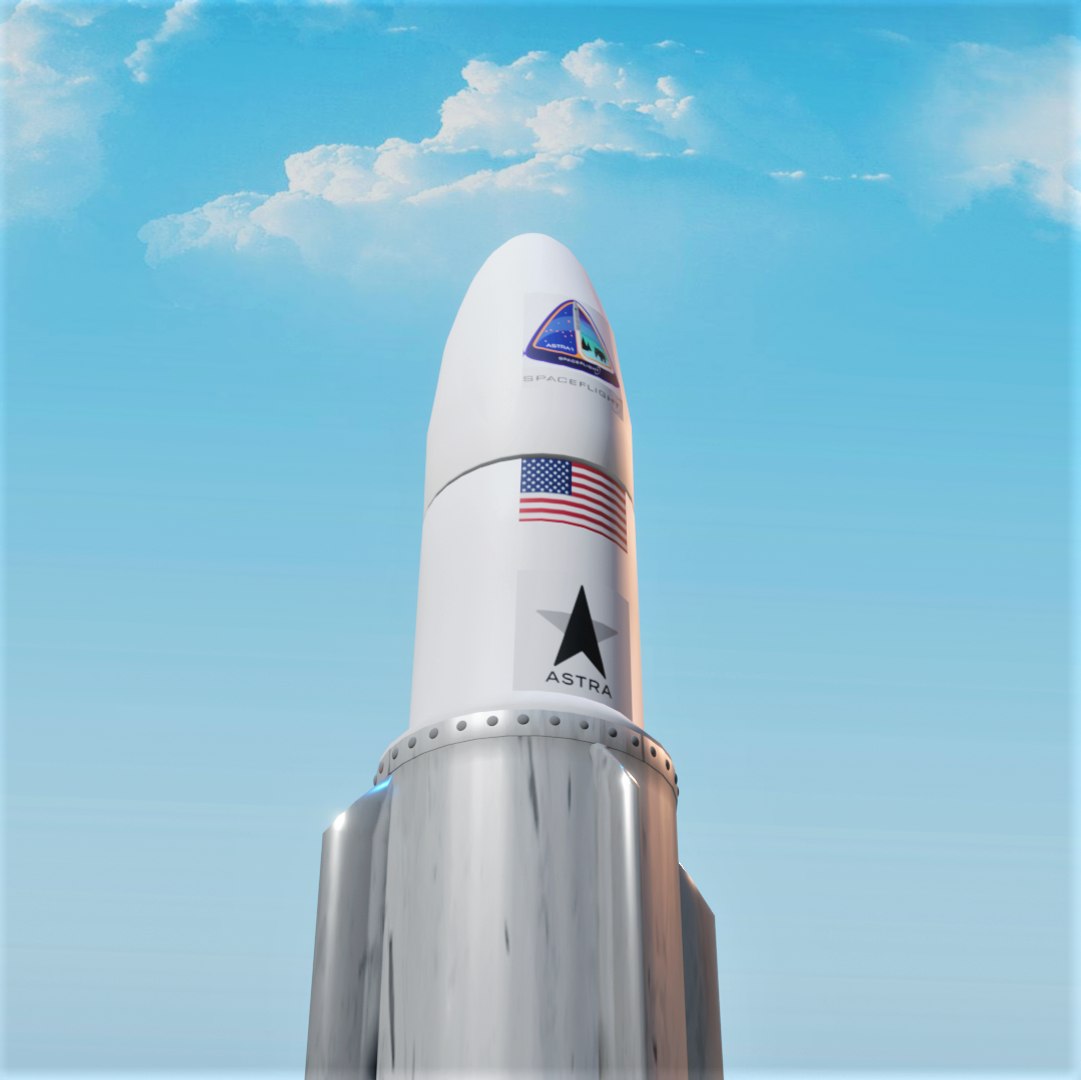 3D Astra Rocket Model - TurboSquid 2089280