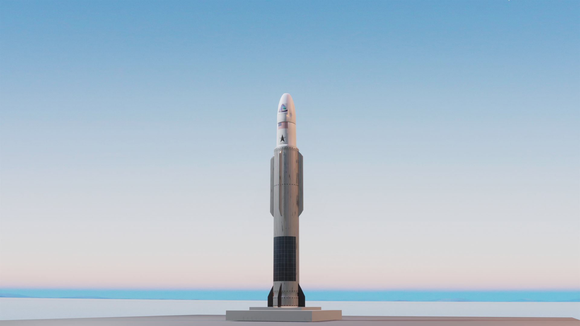3D Astra Rocket Model - TurboSquid 2089280