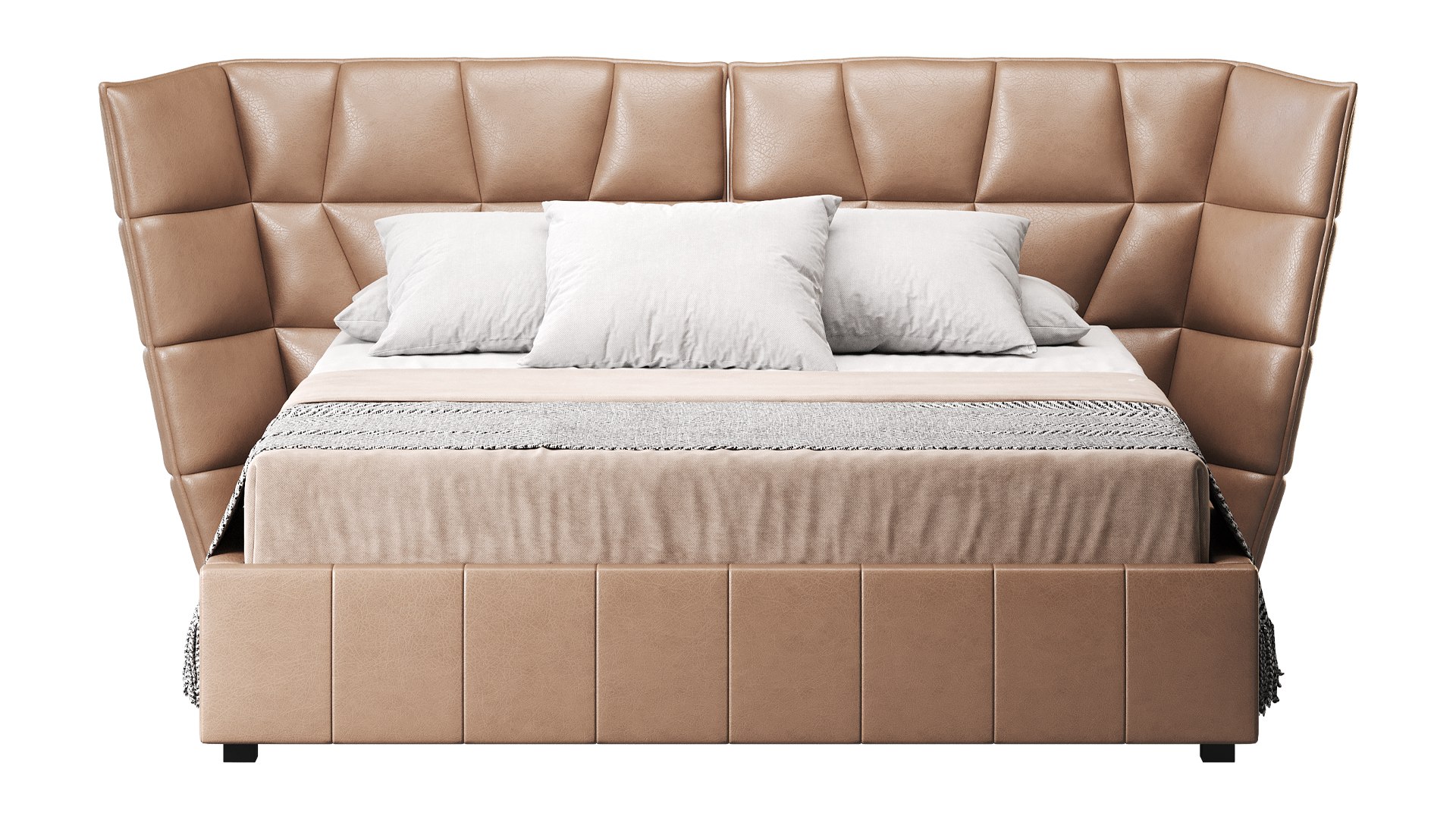 Bed Grey Husk Model - TurboSquid 2330543