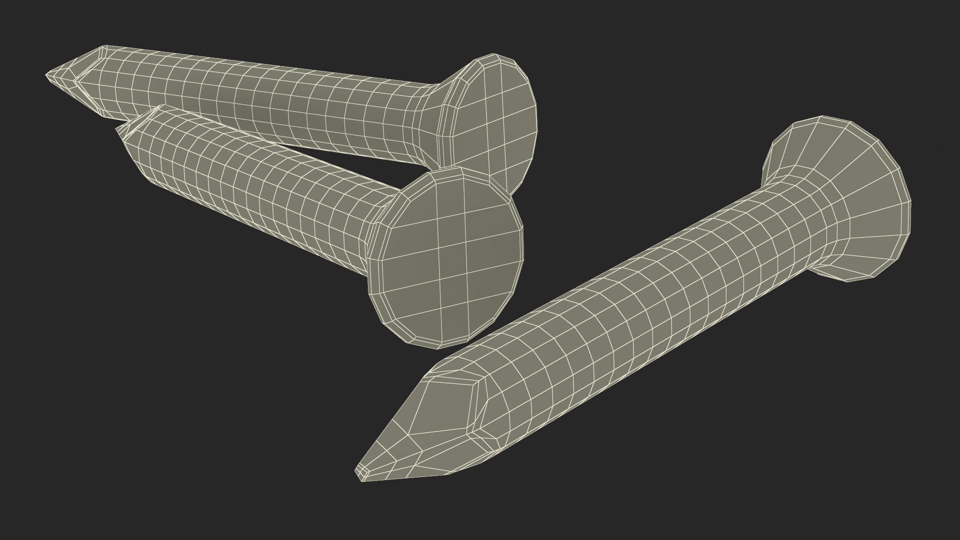 Masonry Nails 3D Model - TurboSquid 2061164