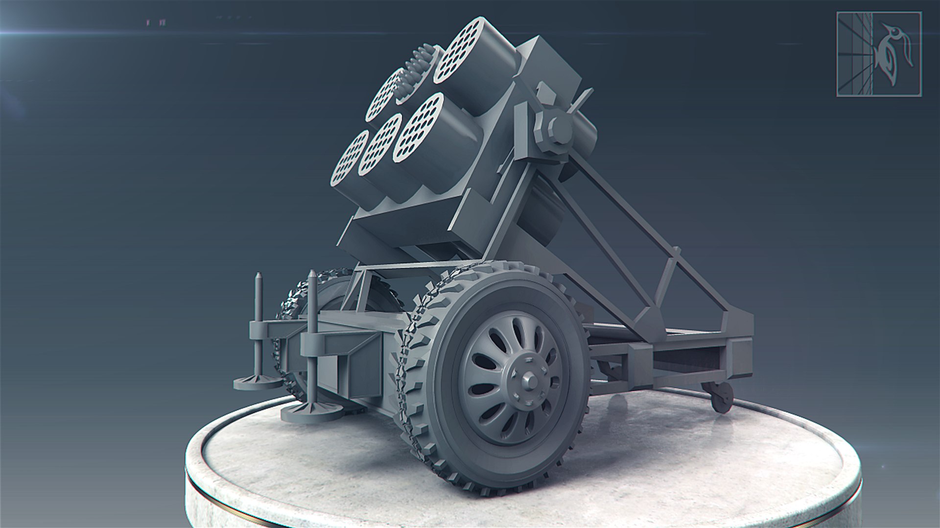 3d Model Of Rocket Launcher