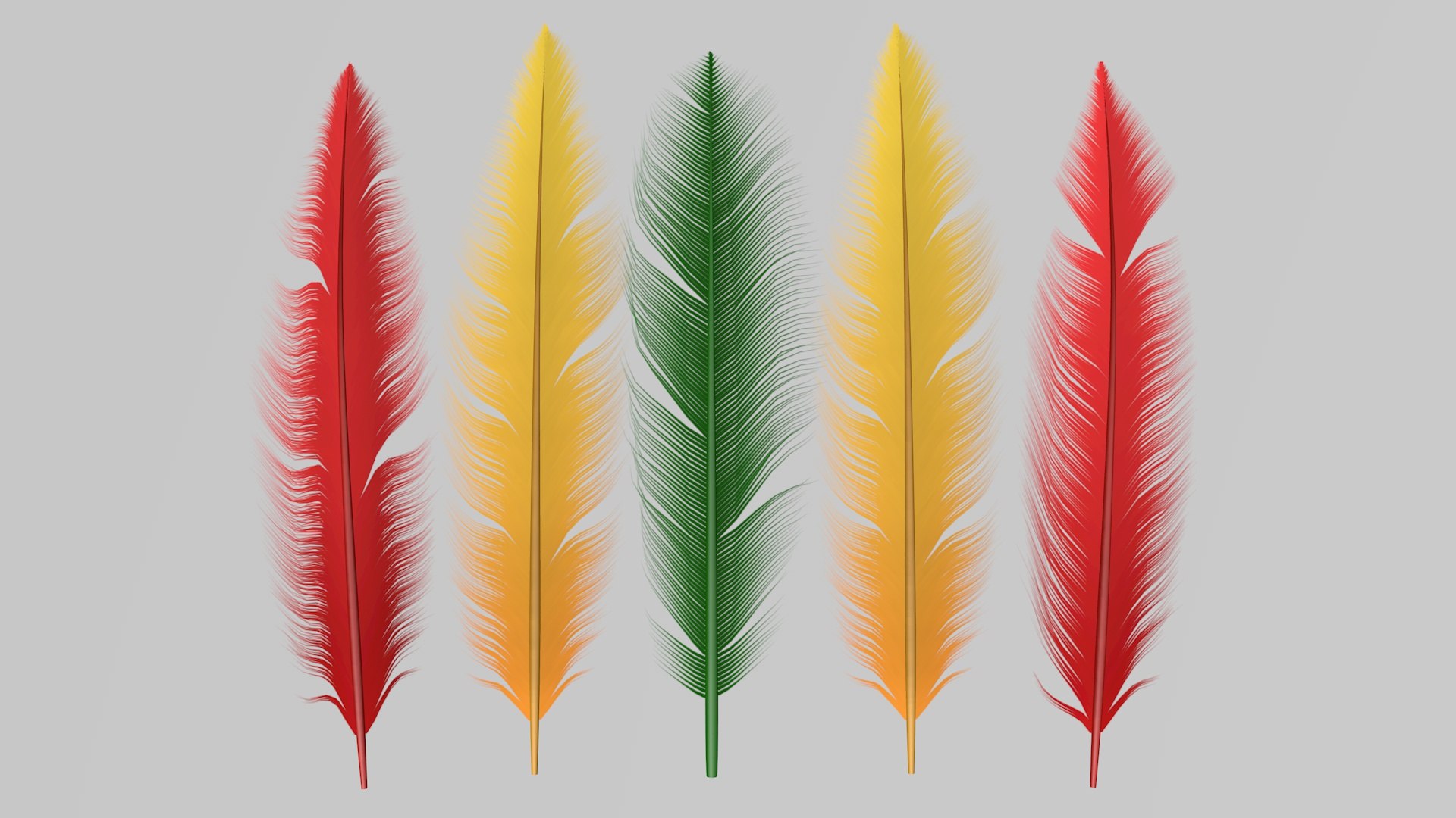 3D Feathers - TurboSquid 1911290