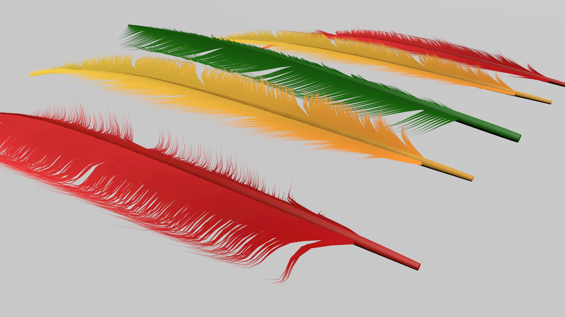 3D Feathers - TurboSquid 1911290