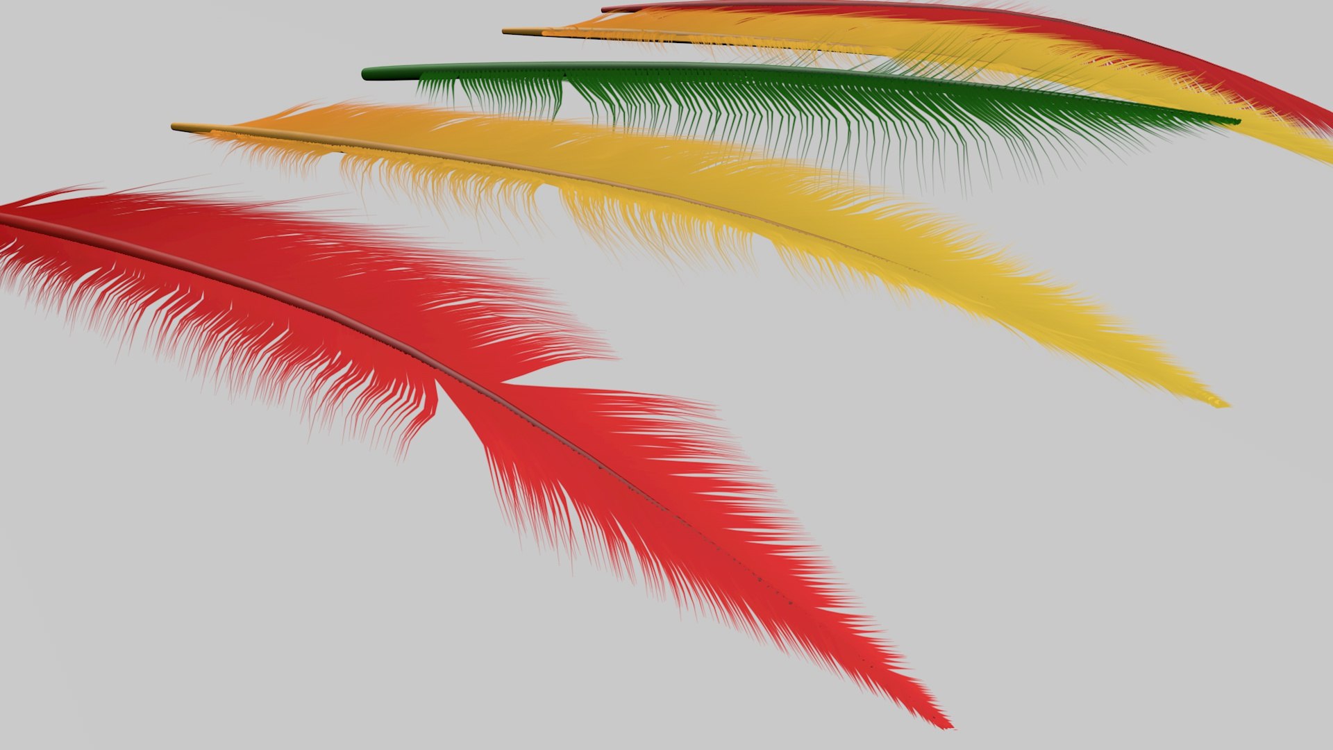 3D Feathers - TurboSquid 1911290