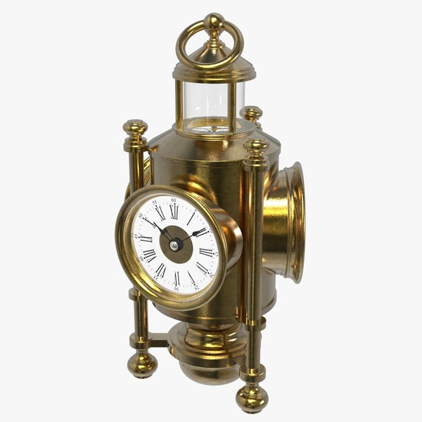 3D french engine clock - TurboSquid 1419769