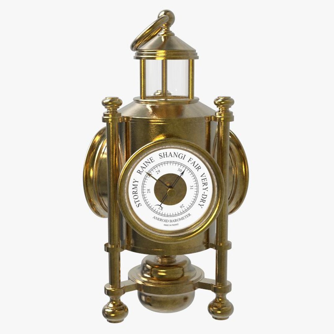 Davy Lamp Clock 3D - TurboSquid 1504856