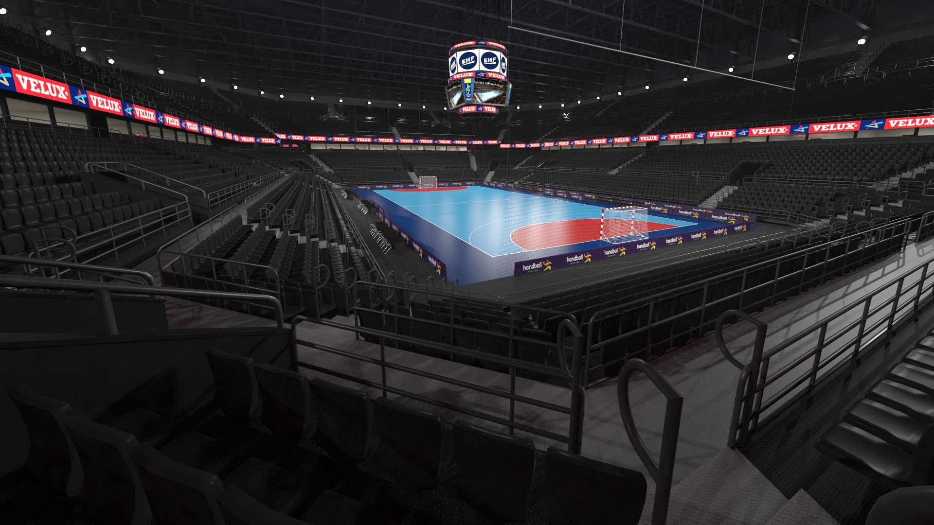 3D Handball Arena 1 - TurboSquid 2016885