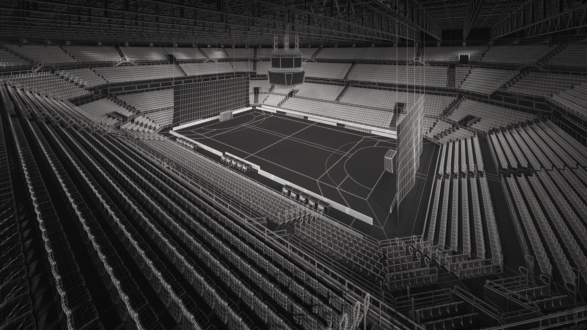 3D Handball Arena 1 - TurboSquid 2016885