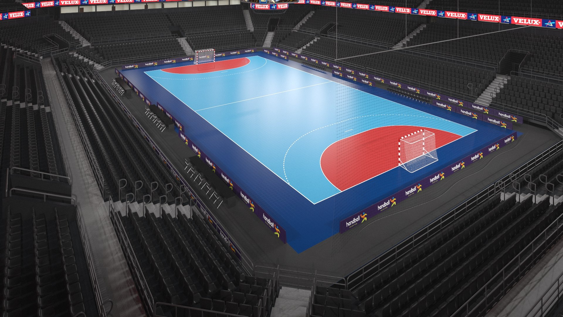 3D Handball Arena 1 - TurboSquid 2016885