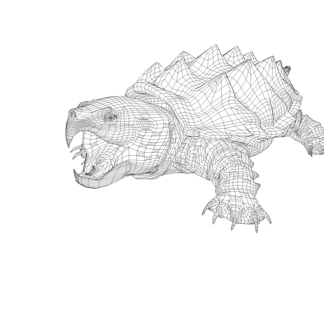 Alligator Snapping Turtle Model | 1146993 | TurboSquid
