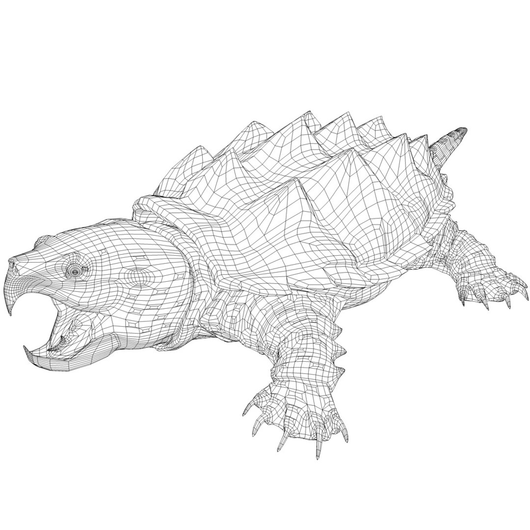 Alligator Snapping Turtle Model | 1146993 | TurboSquid