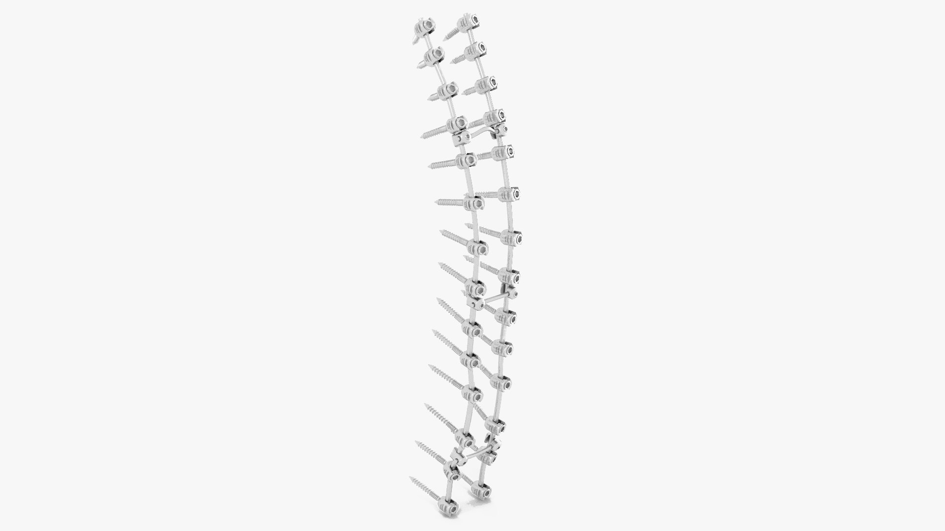 Thoracic Spine Fixation System 3D Model - TurboSquid 2206795