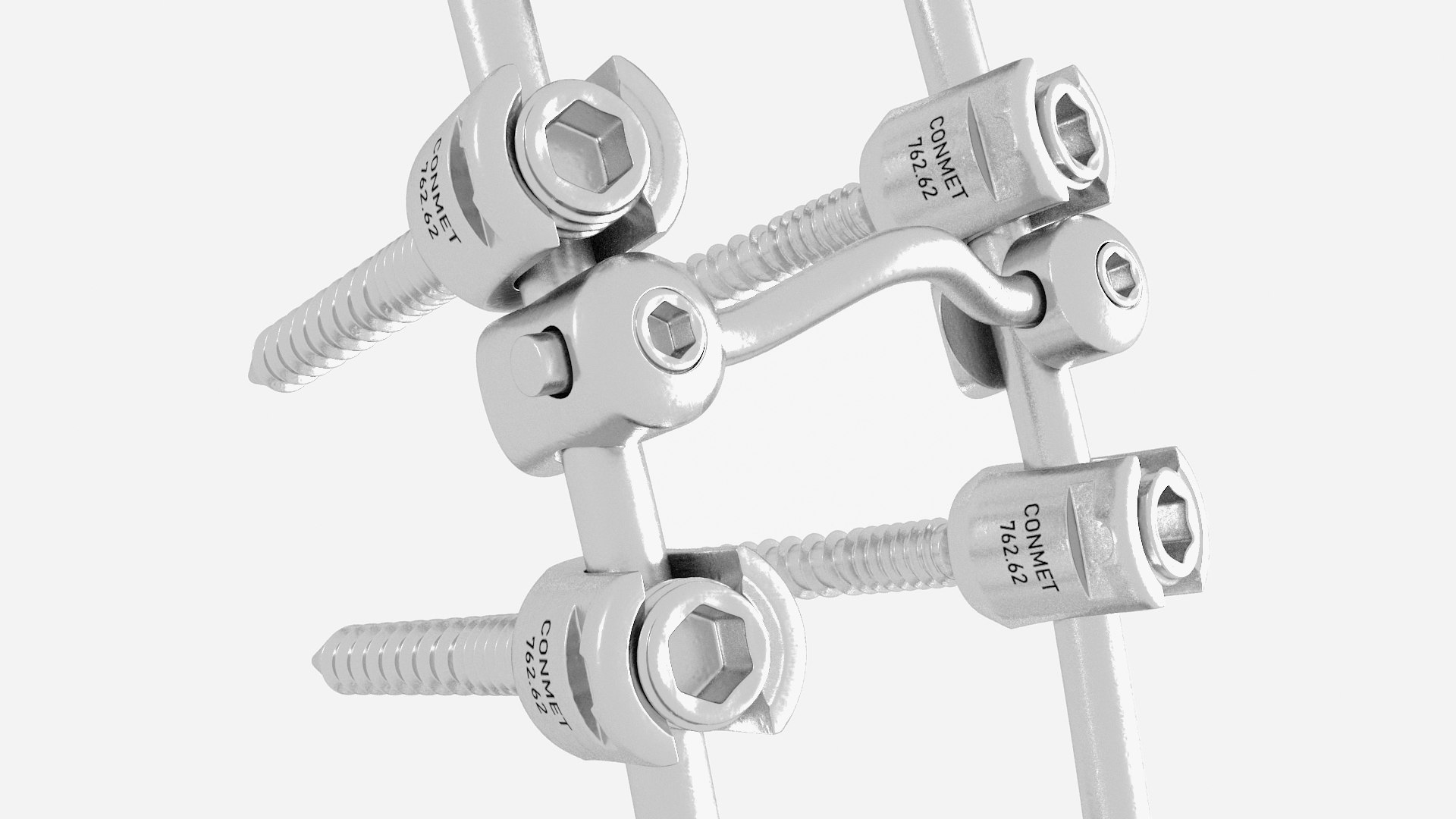 Thoracic Spine Fixation System 3D Model - TurboSquid 2206795