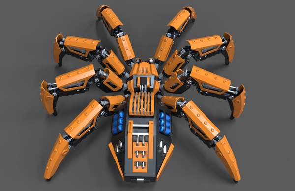 3d model robot spider