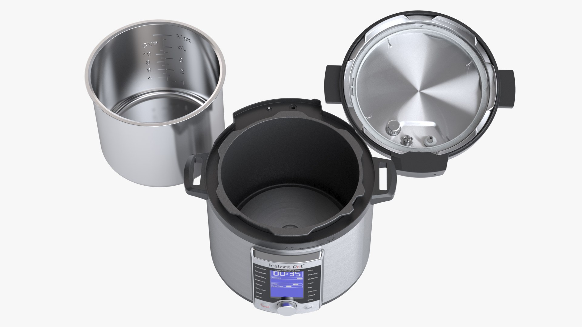 3D Model Photoreal Instant Pot - TurboSquid 1485364