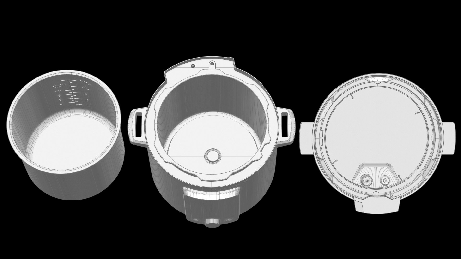 3D Model Photoreal Instant Pot - TurboSquid 1485364