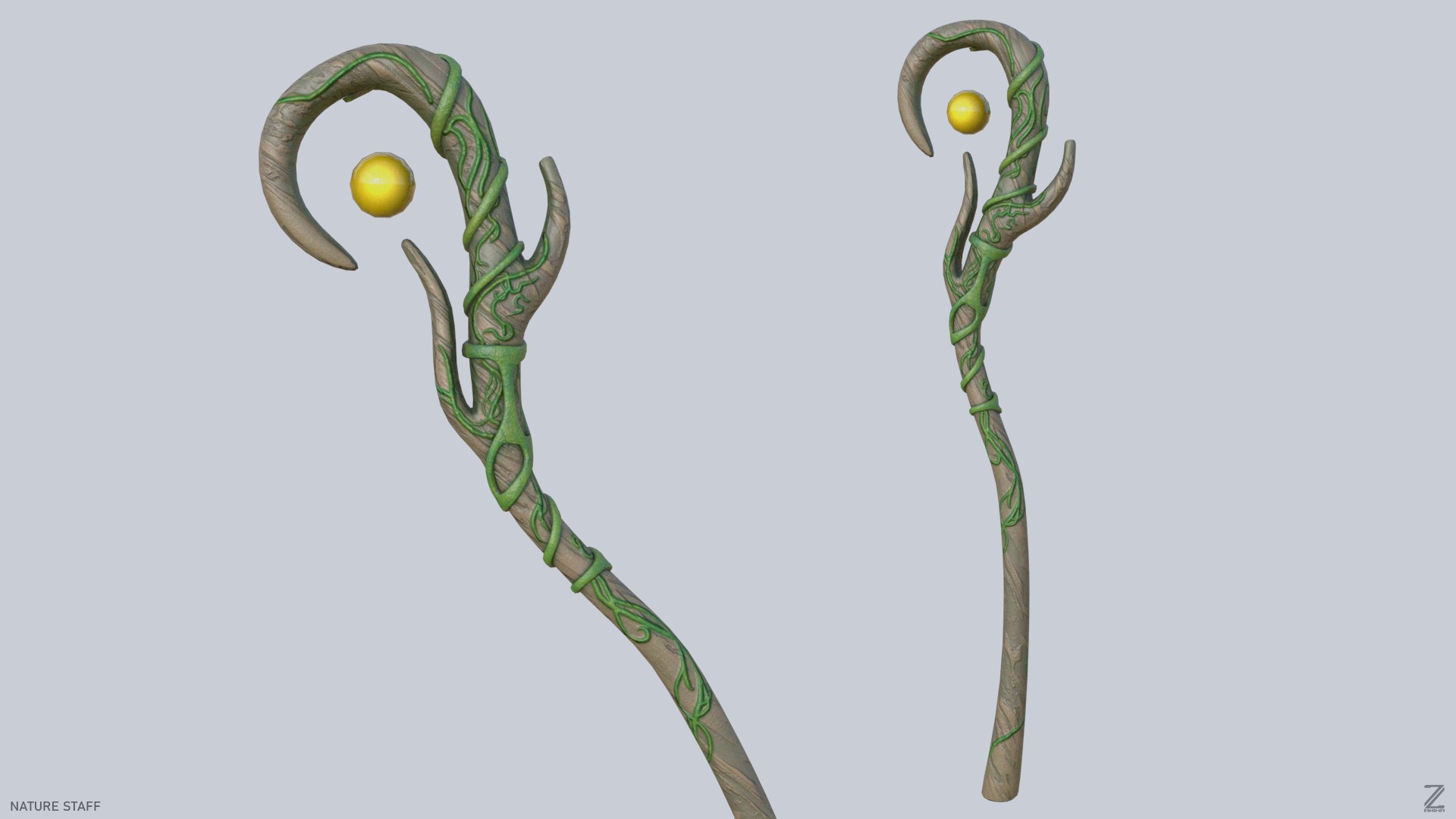 3D Nature Staff Collection Model - TurboSquid 2392384