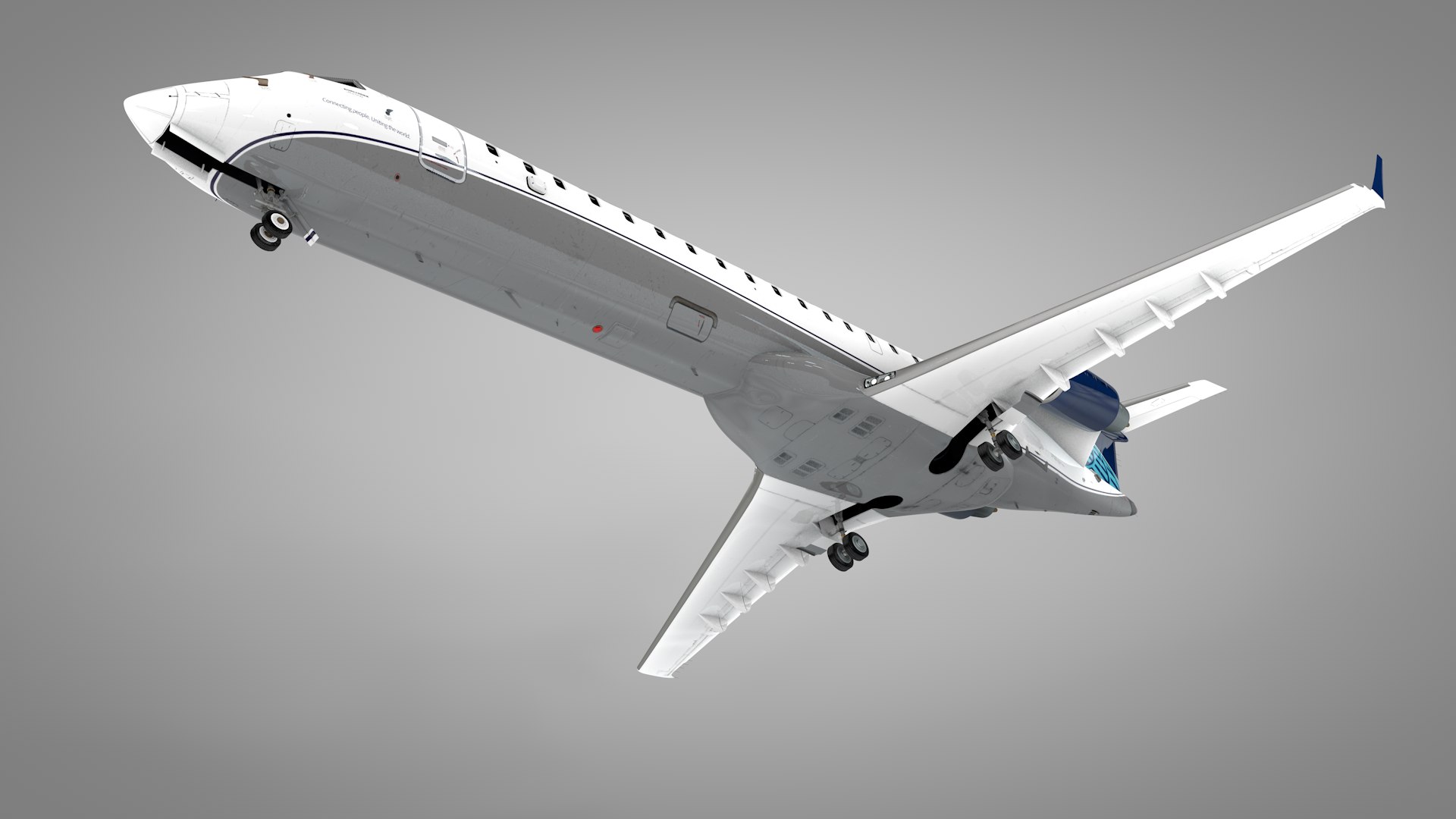 3D bombardier crj express model - TurboSquid 1689476