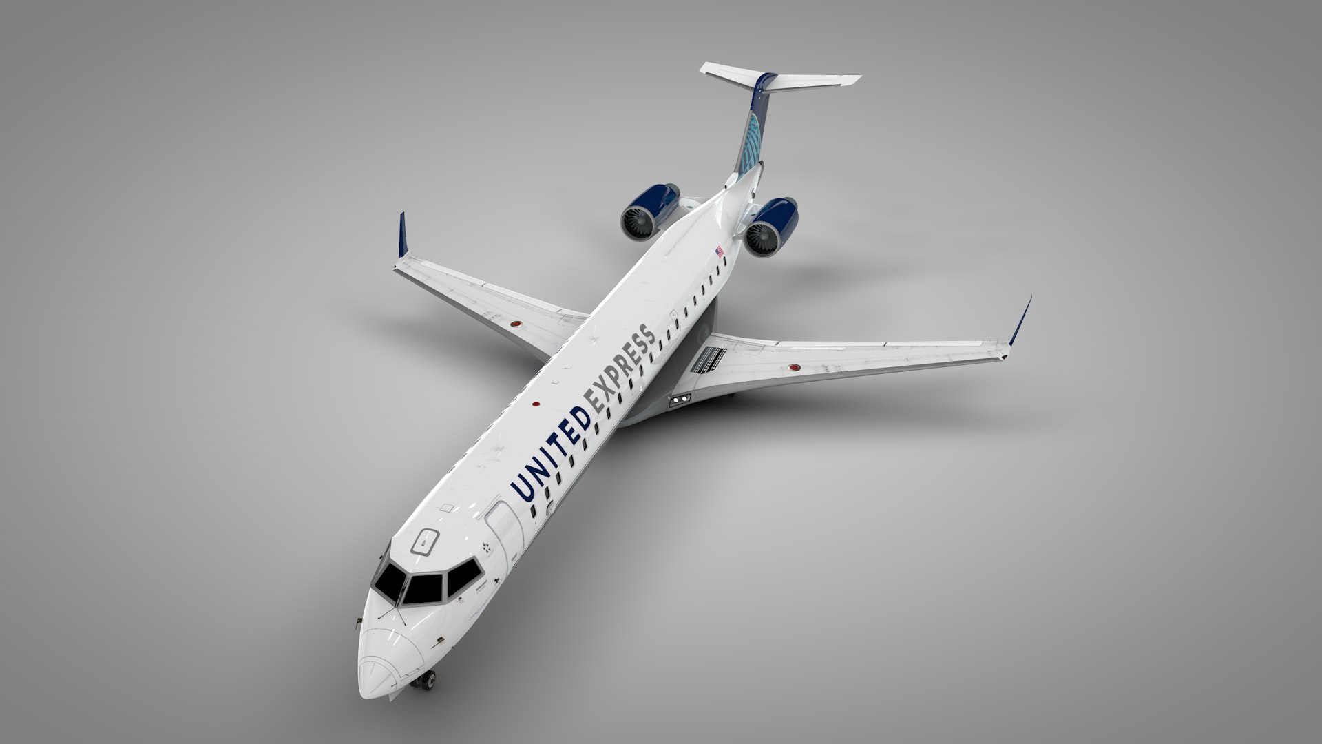 3D bombardier crj express model - TurboSquid 1689476