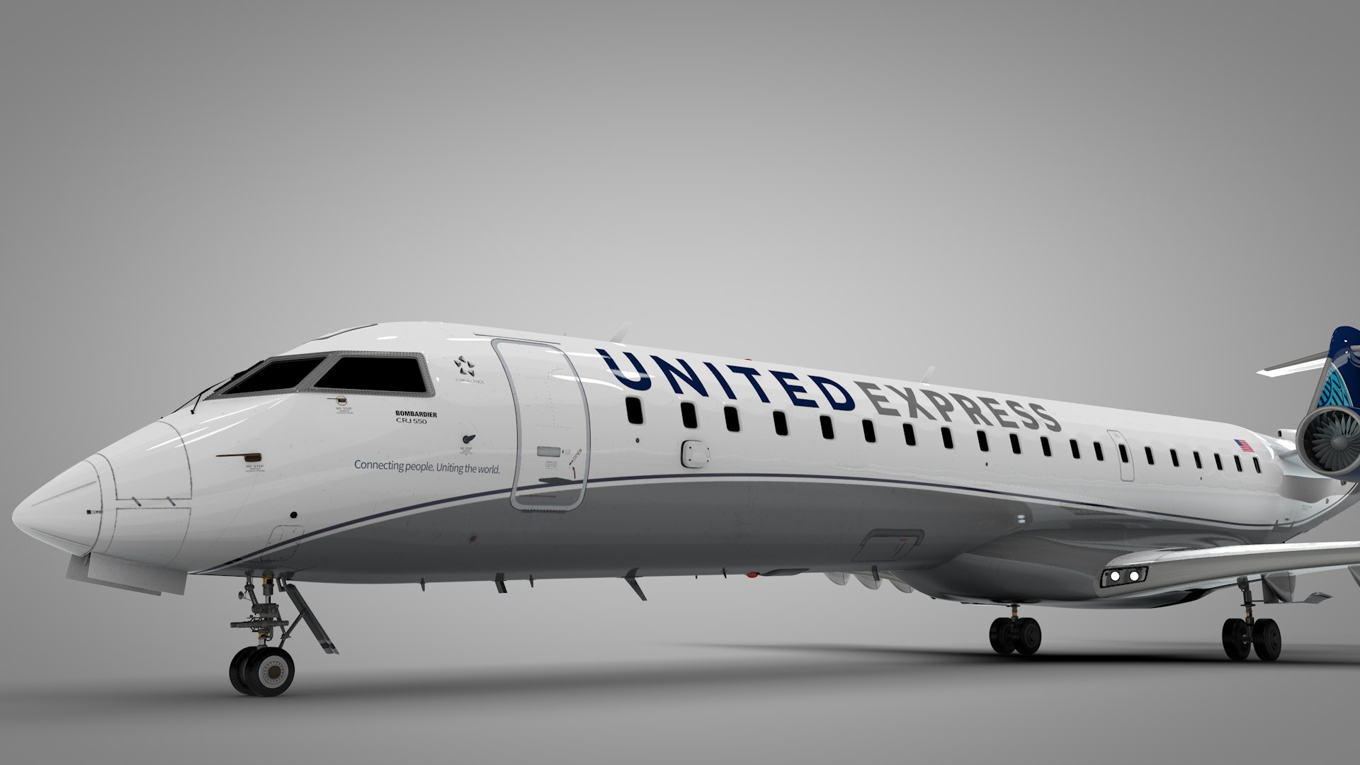 3D bombardier crj express model - TurboSquid 1689476