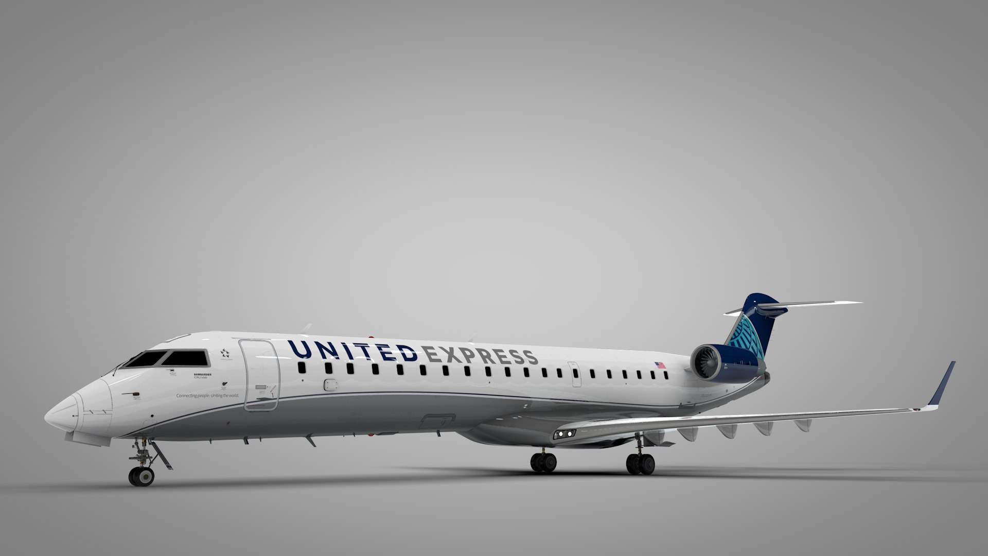 3D bombardier crj express model - TurboSquid 1689476