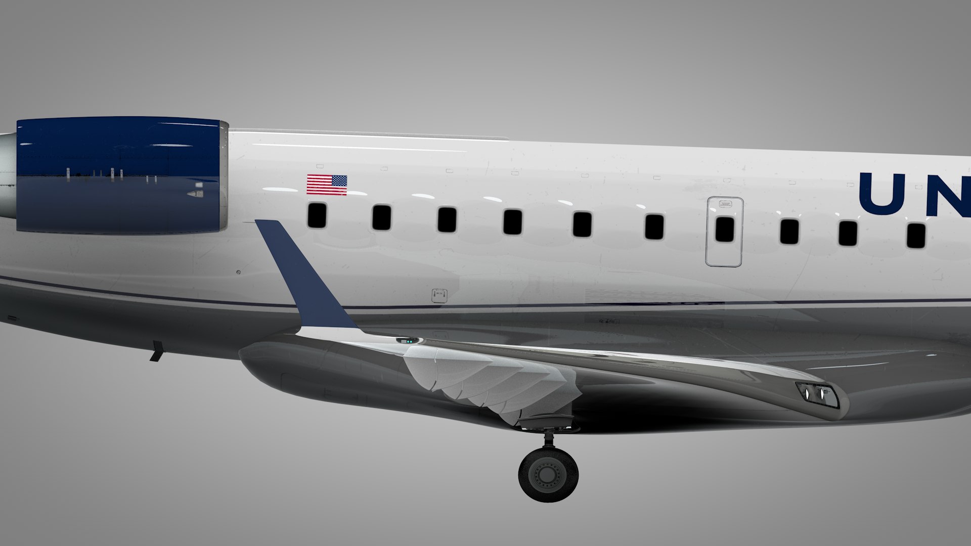3D bombardier crj express model - TurboSquid 1689476