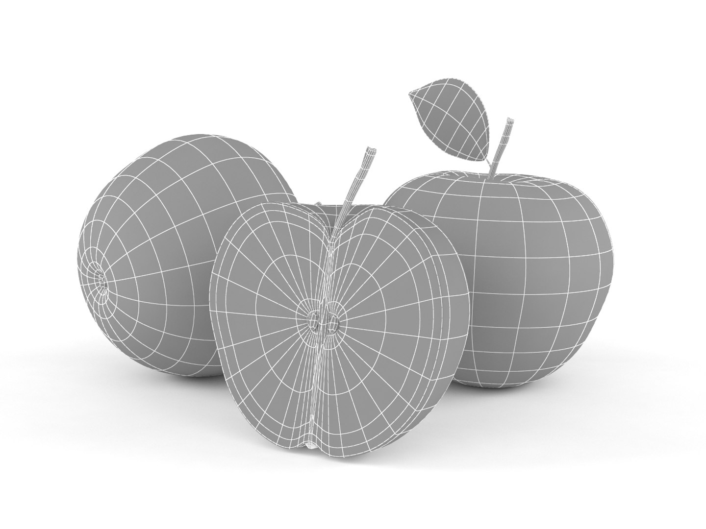 3D Apple Fruit Food - TurboSquid 1570558