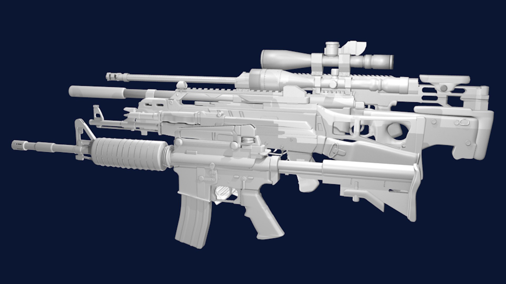 Pack Weapons M4 Carbine Blend