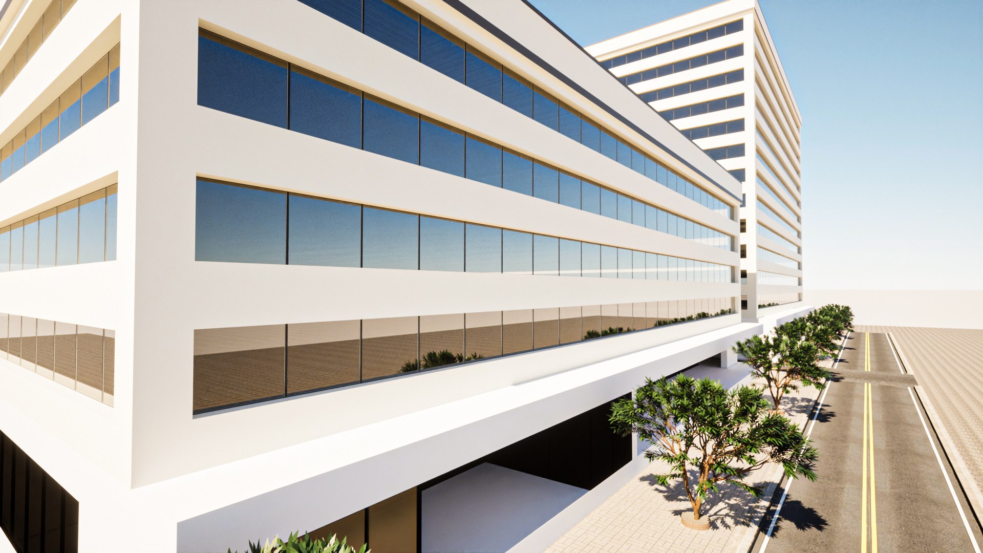 Office Building-2018 3D model - TurboSquid 2101399