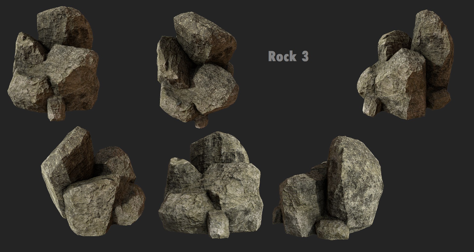 Rocks Environment 3D Model - TurboSquid 1396676