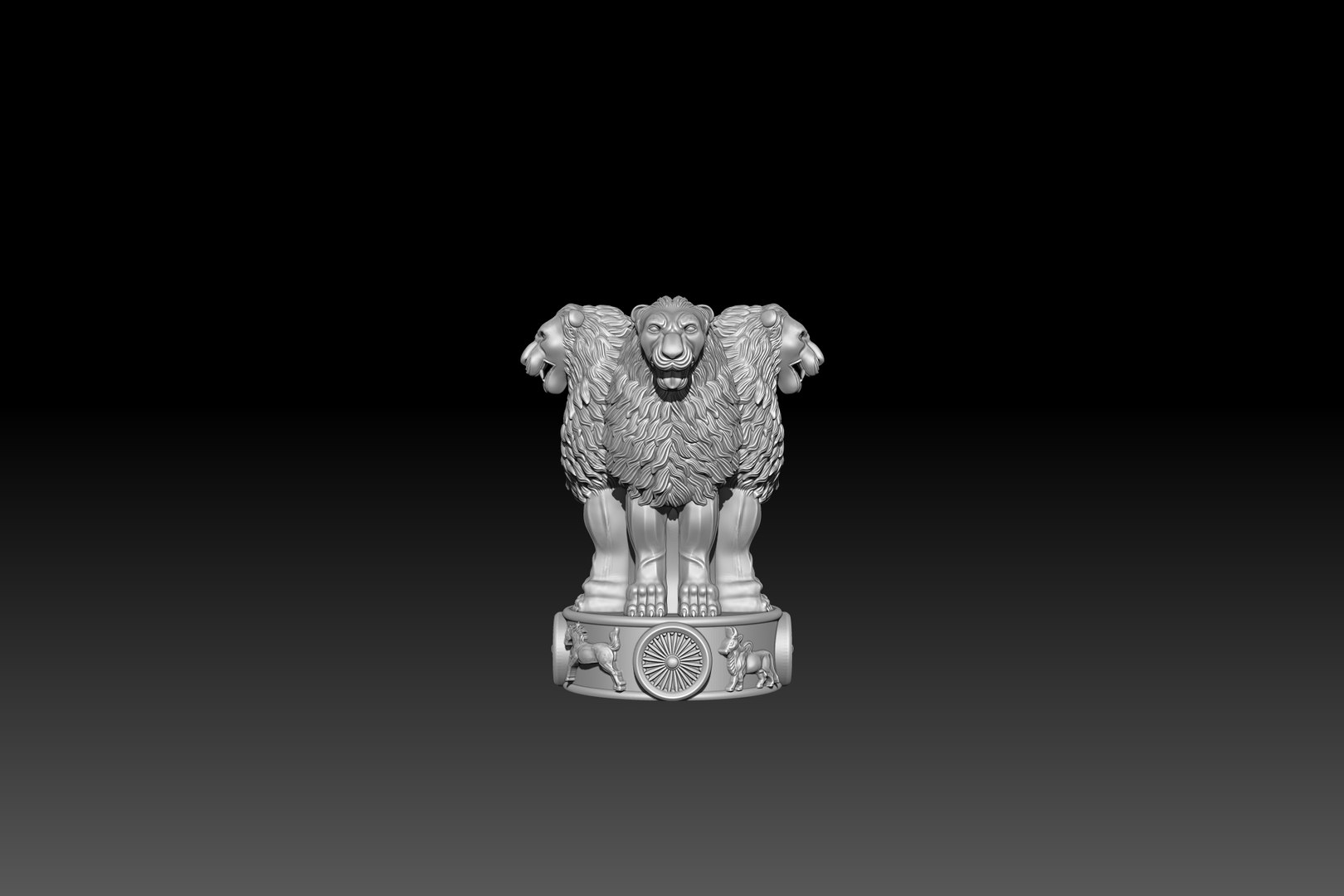 NEW ASHOKA EMBLEM FOR 3D PRINTING STL MODEL Model - TurboSquid 2192445
