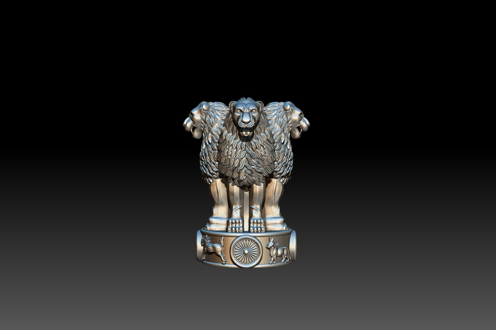 NEW ASHOKA EMBLEM FOR 3D PRINTING STL MODEL Model - TurboSquid 2192445