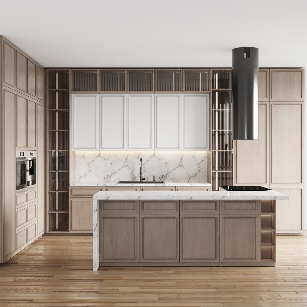 3D Kitchen 056 Model - TurboSquid 2012878