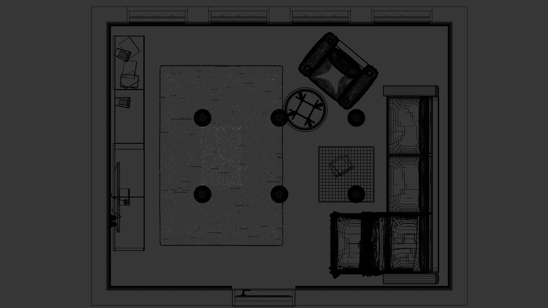 3D Wood Stiled Livingroom Living - TurboSquid 1284274