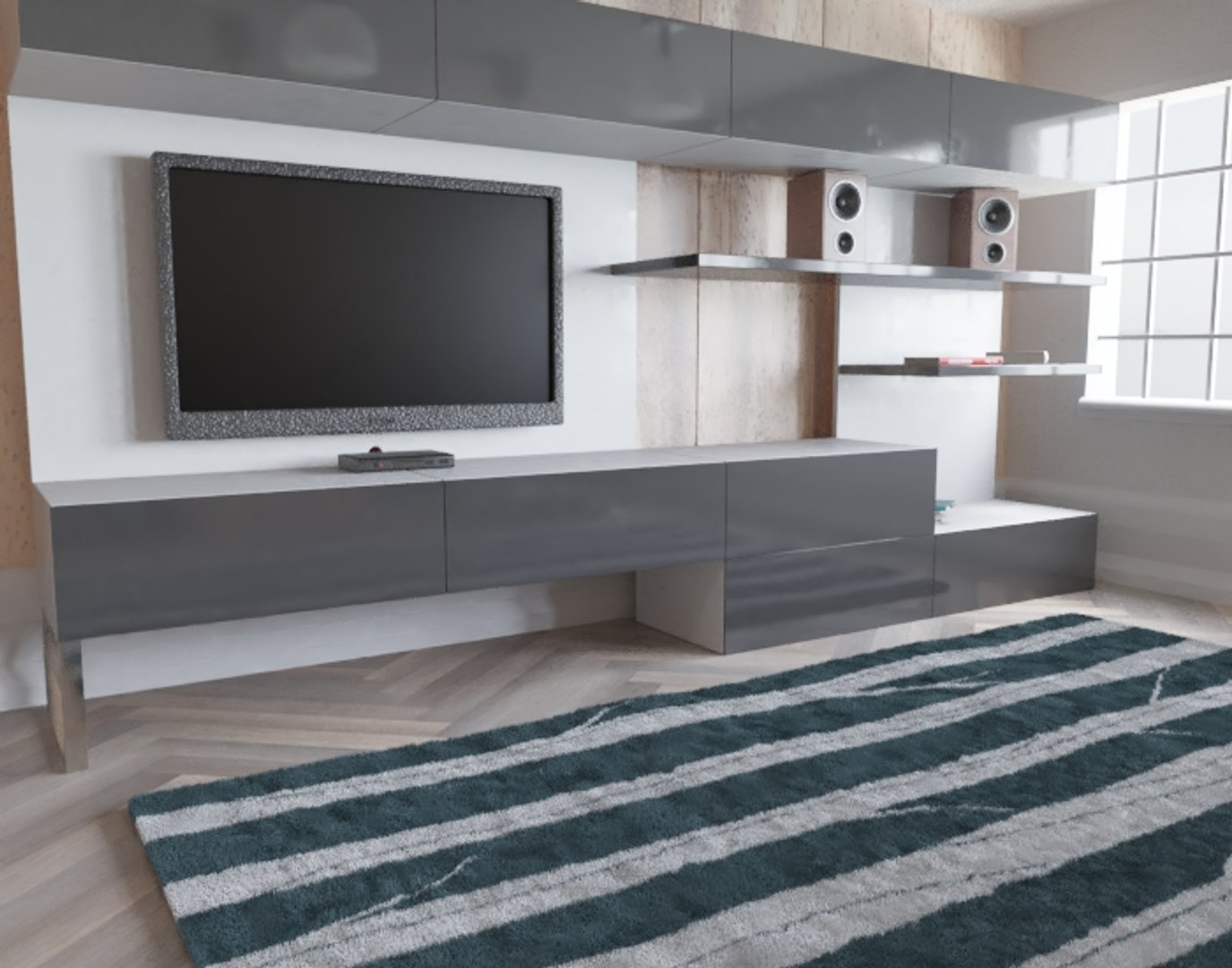 3D Wood Stiled Livingroom Living - TurboSquid 1284274