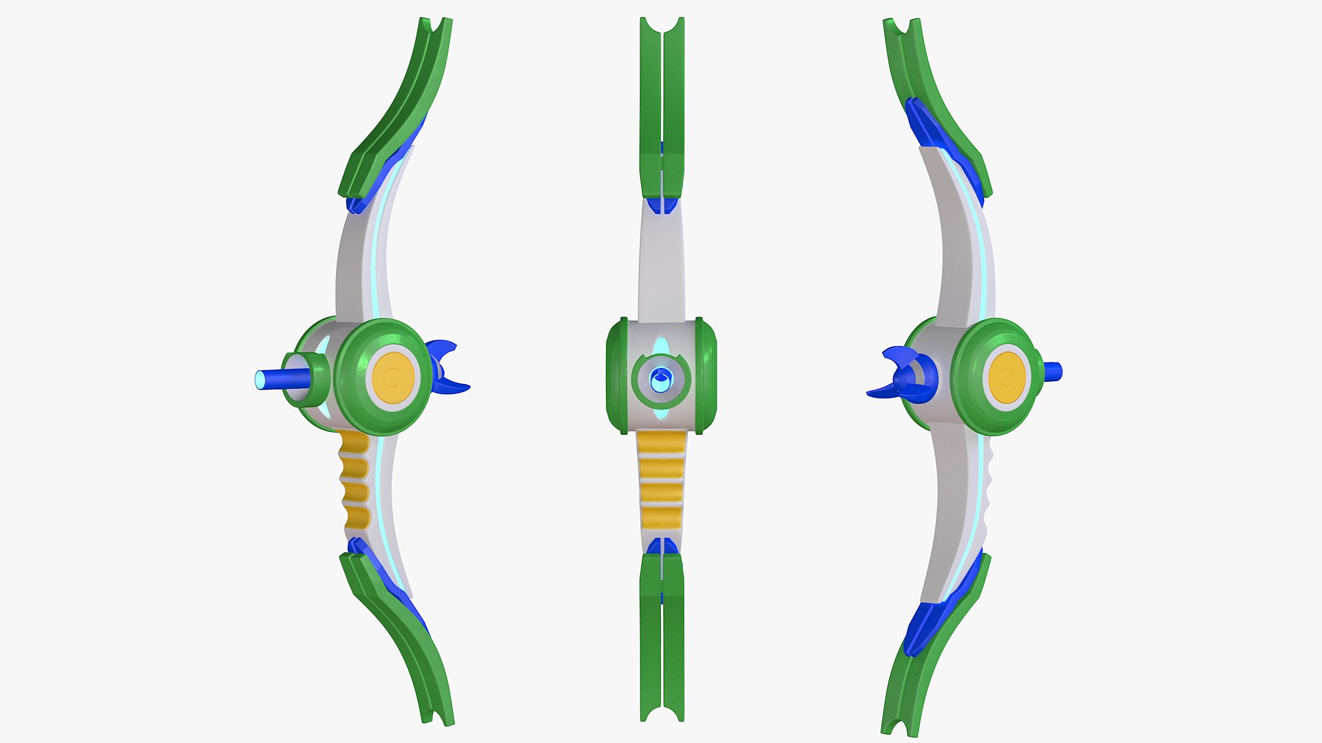 3D Model Weapon Blaster Luigi Super Mario Rabbids Sparks Of Hope 8K ...