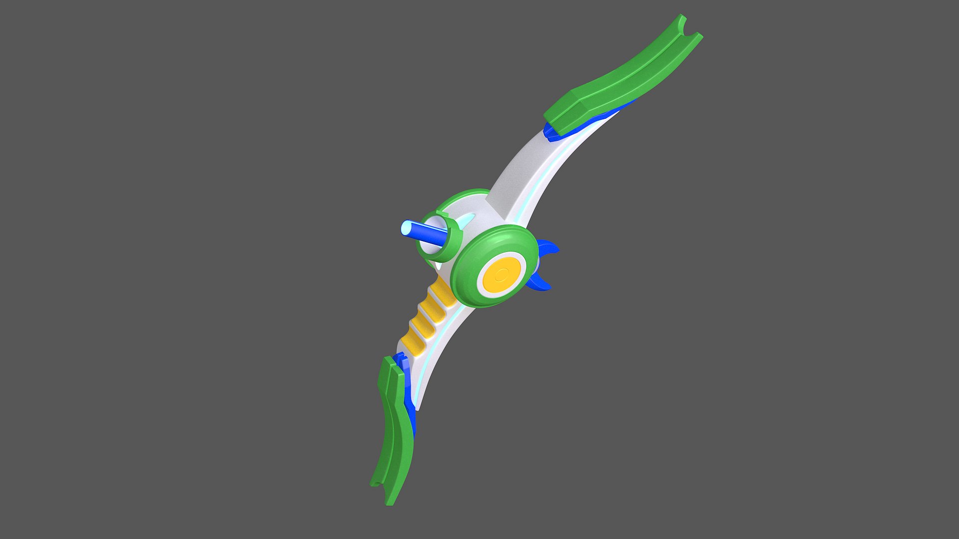 3D Model Weapon Blaster Luigi Super Mario Rabbids Sparks Of Hope 8K ...