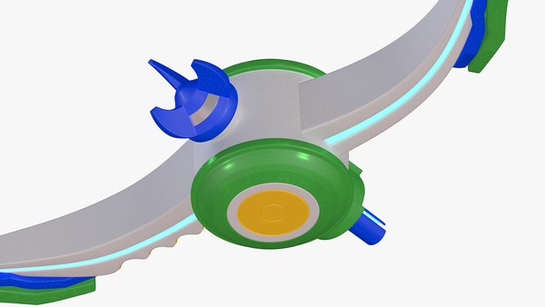 3D model Weapon Blaster Luigi Super Mario Rabbids Sparks of Hope 8K ...