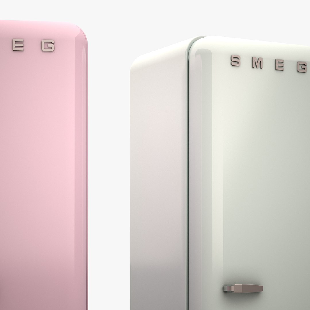 3d max smeg refrigerator